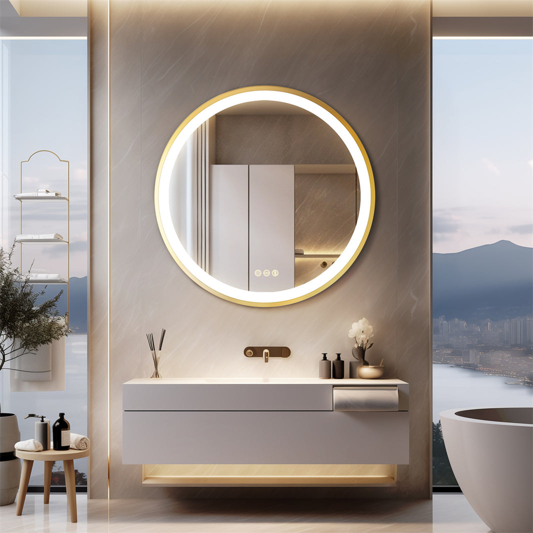 Round LED Bathroom Mirrors Australia | Elegant Circular Lighting ...