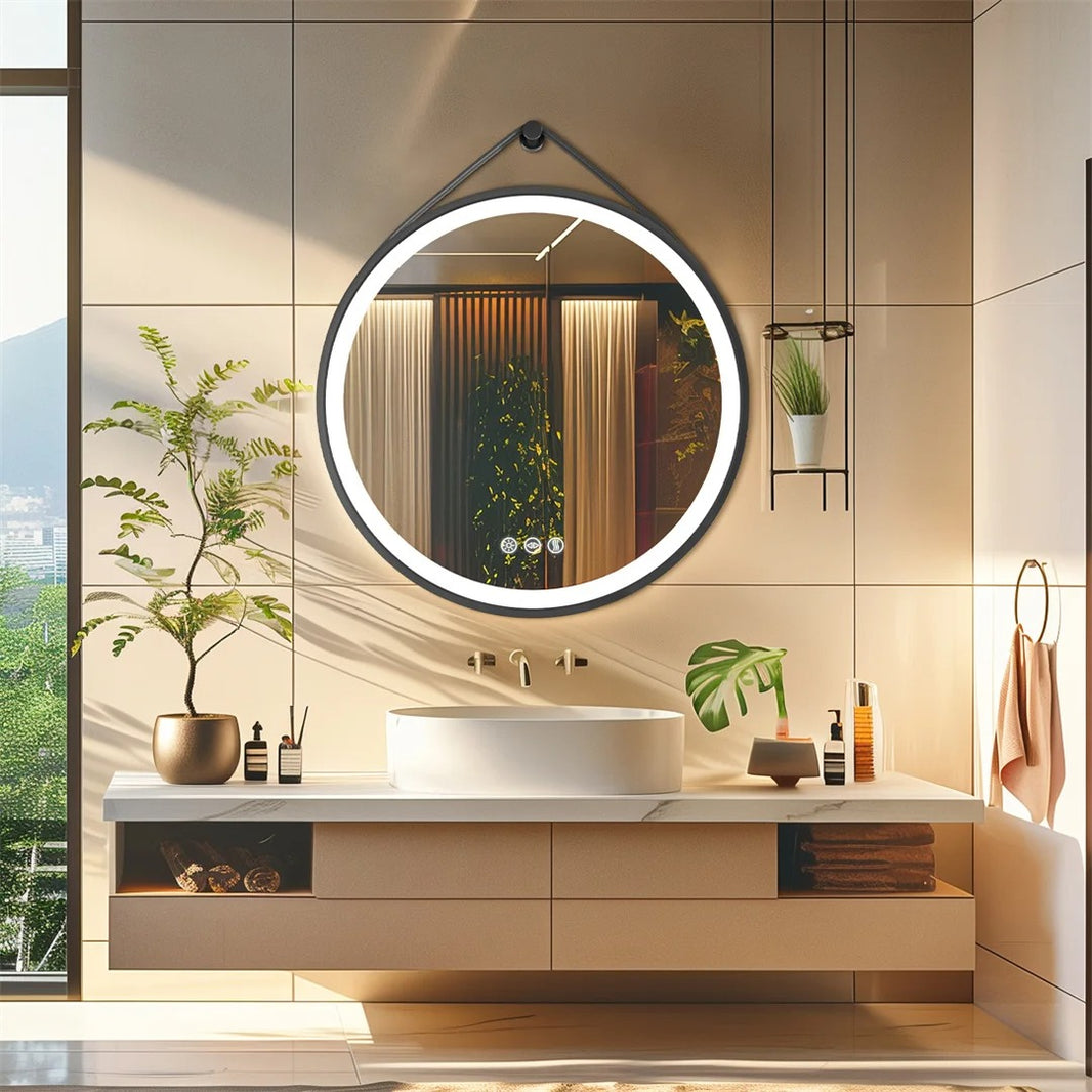 Round LED Bathroom Mirrors Australia | Modern & Anti-Fog Designs – LED ...