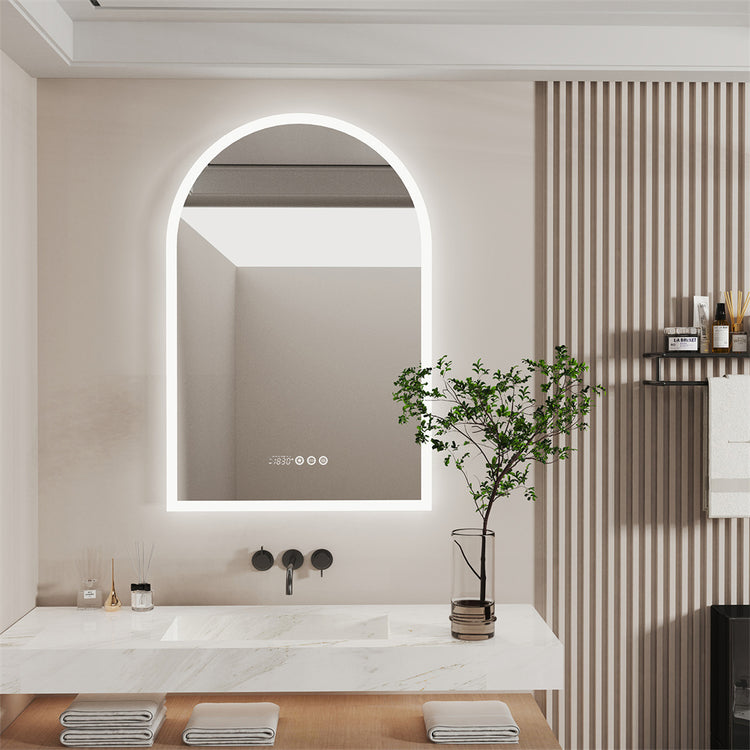 LED Bathroom Mirrors, Smart Illuminated Bathroom Mirror With Lights ...
