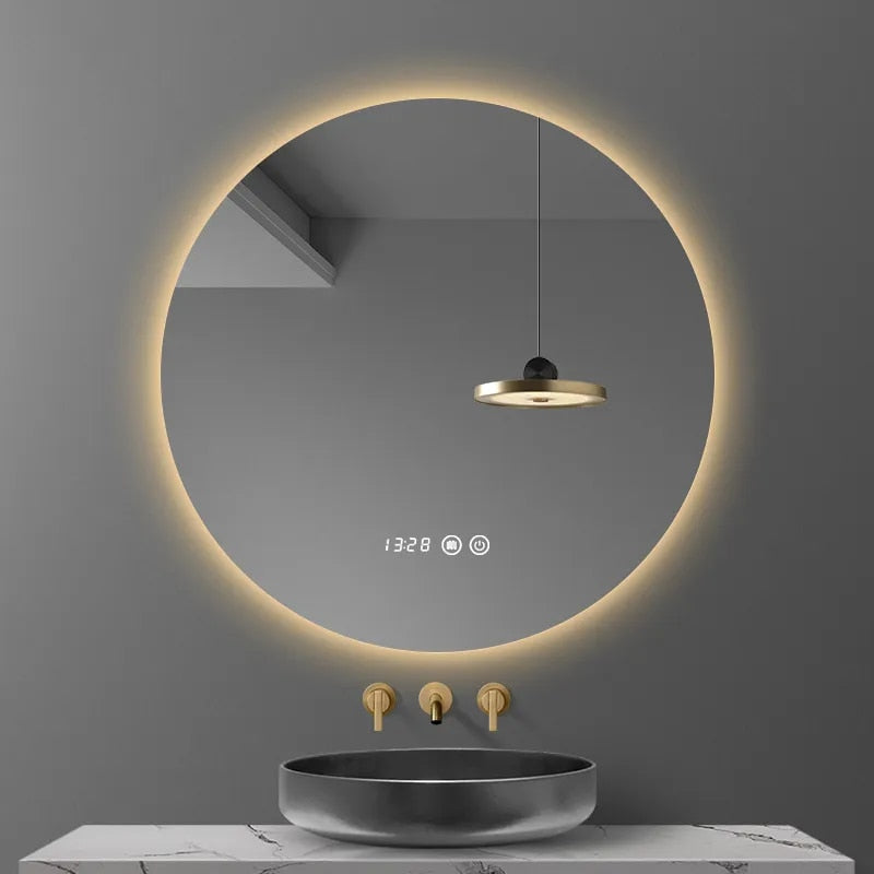 LED Bathroom Mirrors, Smart Illuminated Bathroom Mirror With Lights ...