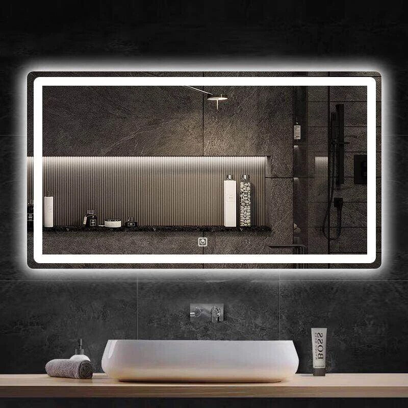 LED Bathroom Mirrors, Smart Illuminated Bathroom Mirror With Lights ...