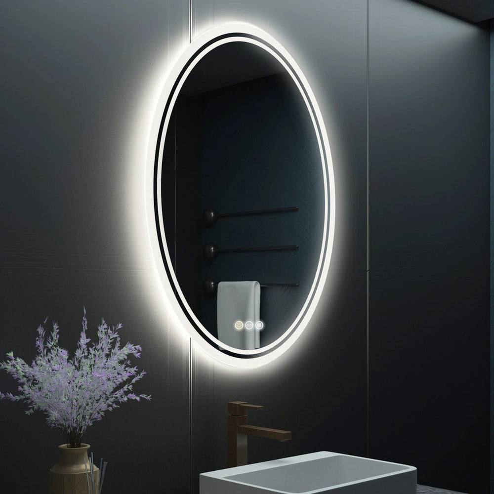 LED Bathroom Mirrors, Smart Illuminated Bathroom Mirror With Lights ...